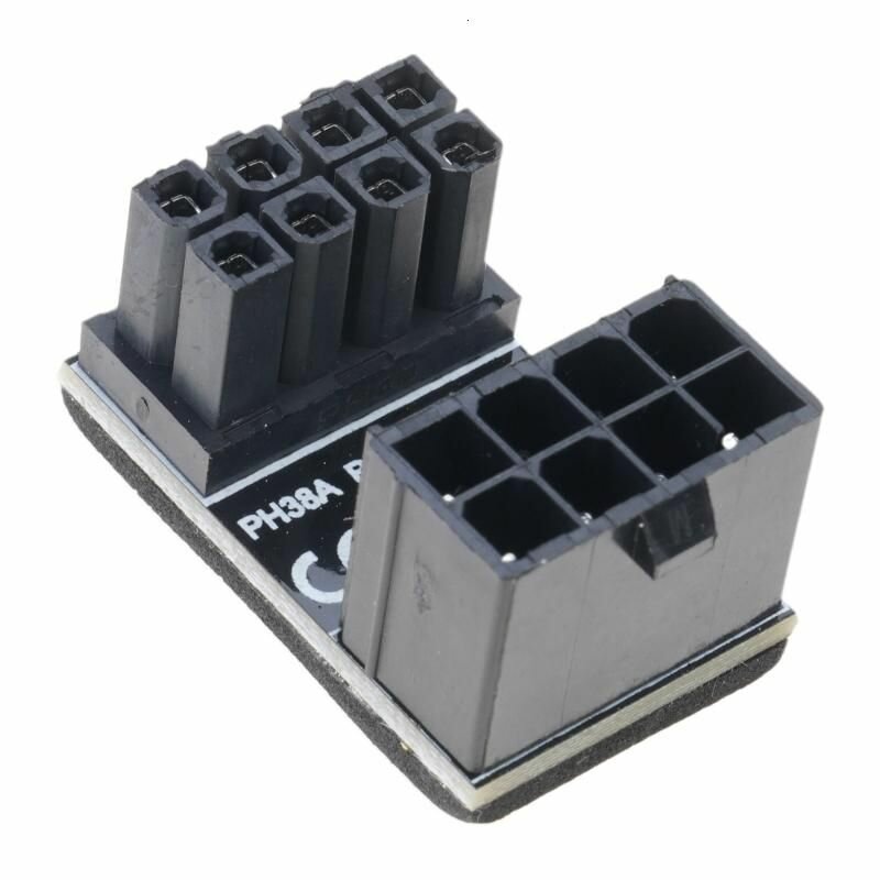 8Pin 180-градусный адаптер VGA PCIe, - 8-контактная Модель A