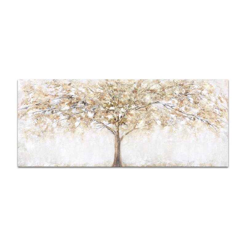 Картины на холсте QIPINGART Золотое дерево PC 80290, 70x140cm no frame