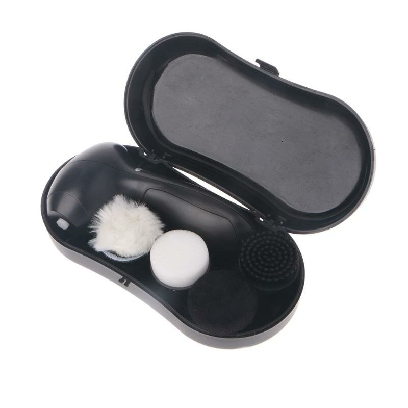 Ручная электрическая щётка для чистки обуви, Черный