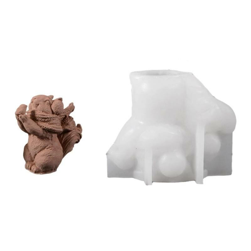 Форма силиконовая «Белка» для эпоксидной смолы, Стиль 2