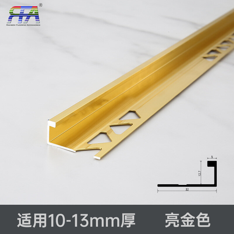 Алюминиевый уголок для плитки, кромка для деревянного пола, каменная кромка, угловая кромка, уплотнительная лента, плинтус