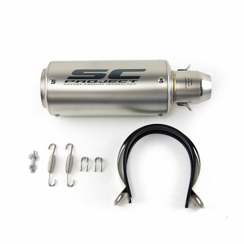 Глушитель для мотоцикла прямоток универсальный на питбайк