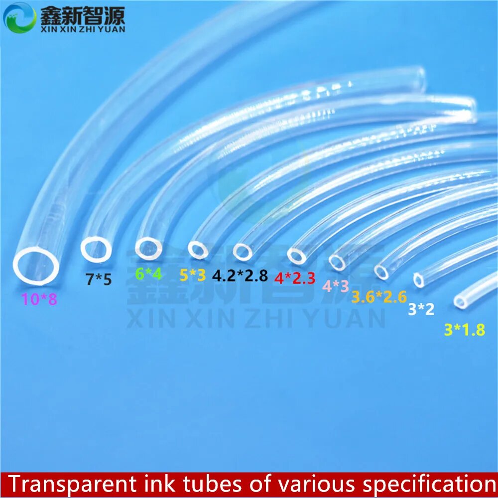 Прозрачная чернильная трубка HONHAMN 5 м для принтеров DX4 DX5 DX7 4.2x2.8mm