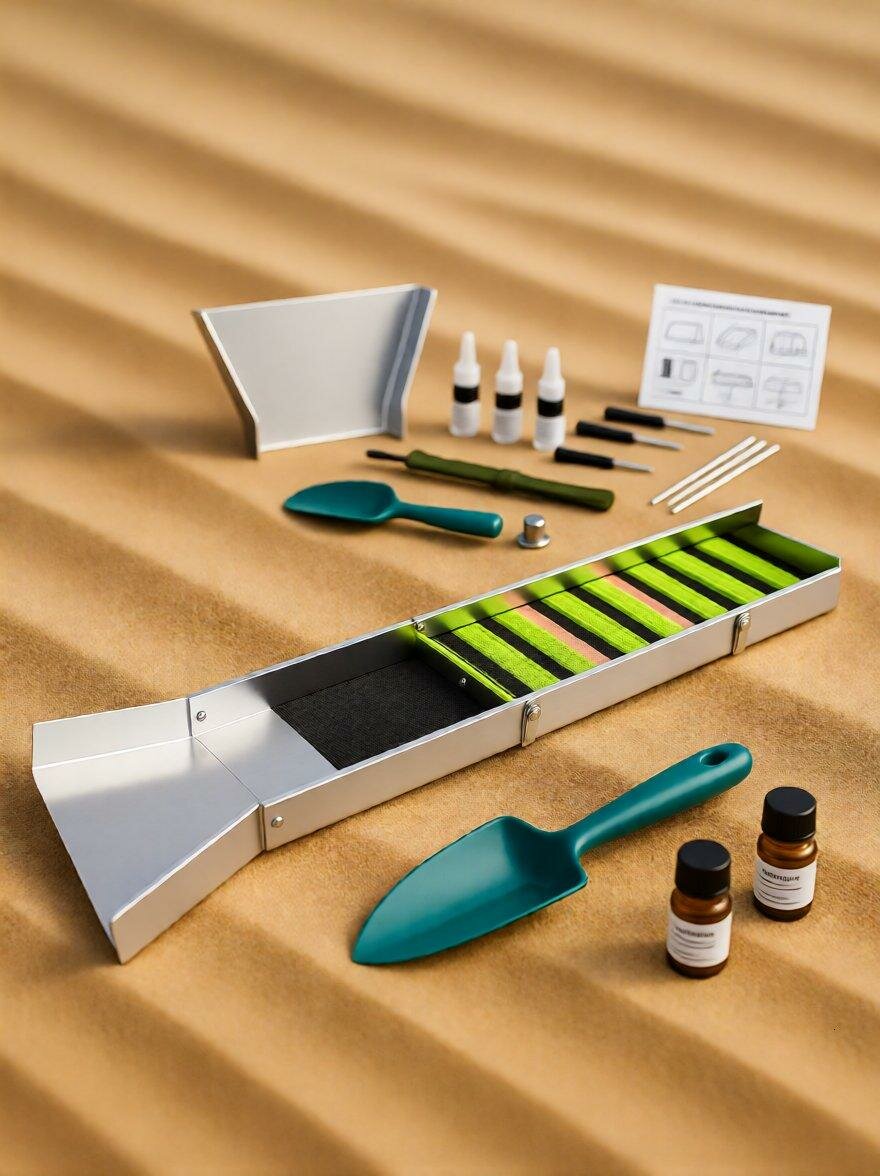 Алюминиевый корыто для промывки золота