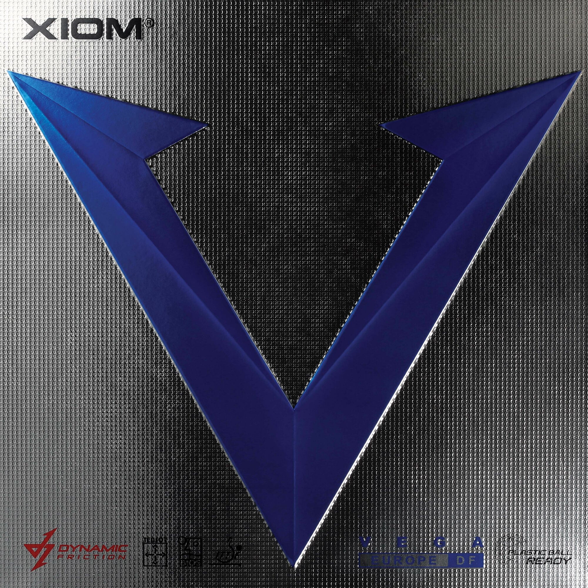 Накладка для ракетки настольного тенниса XIOM Vega Europe DF, Красный, толщина губки 2,0