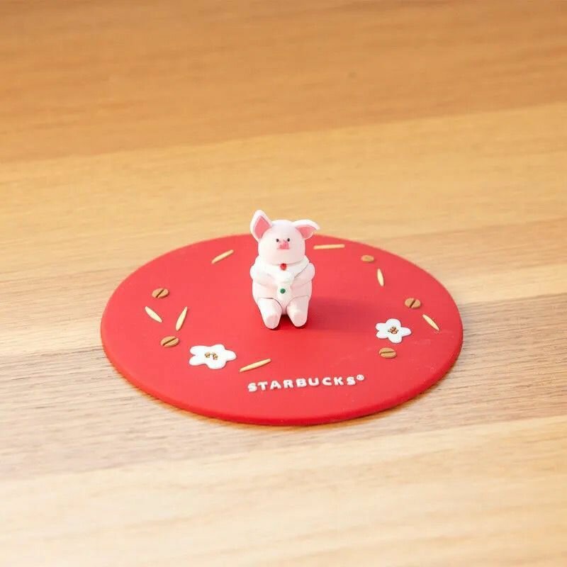 Крышка для кружки, милый мультяшный силиконовый колпачок для воды, крышка с пчелой и милым кроликом, пылезащитная крышка, аксессуары для кружек, крышка для кофейной кружки