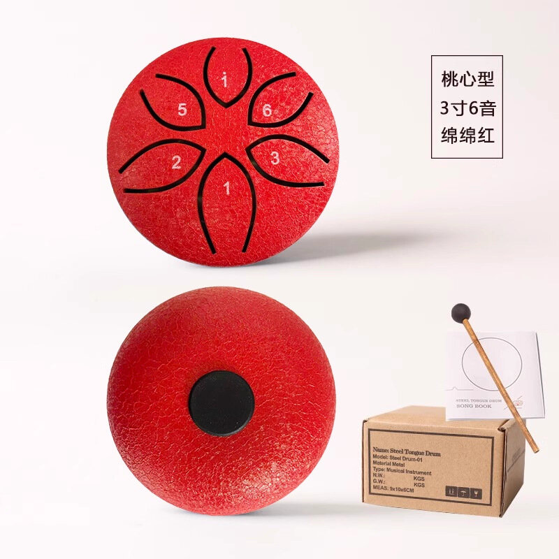 Прямая поставка с завода 3-дюймовый 6inch 8inch 12inch 14inch регулируемый воздушный барабан, беззаботный барабан, санскритский барабан, инструмент для студентов, цветной барабан