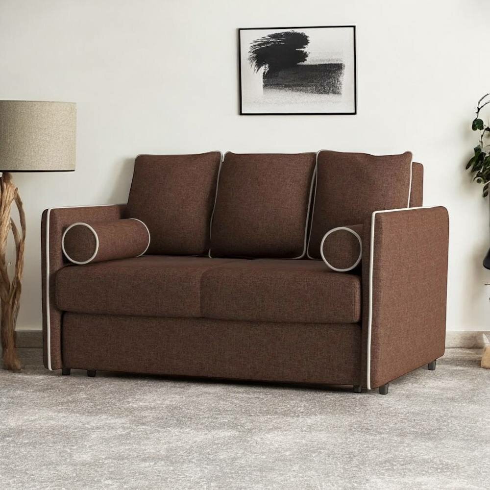 Диван-кровать Mini Cardinal, Независимый пружинный блок, Рогожка, спальное место 120х195, Механизм малютка.