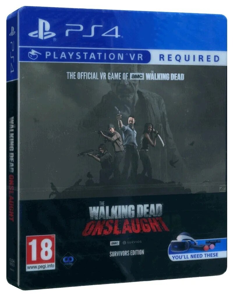 The Walking Dead: Onslaught. Survival Edition Steelbook [PS4, английская версия]