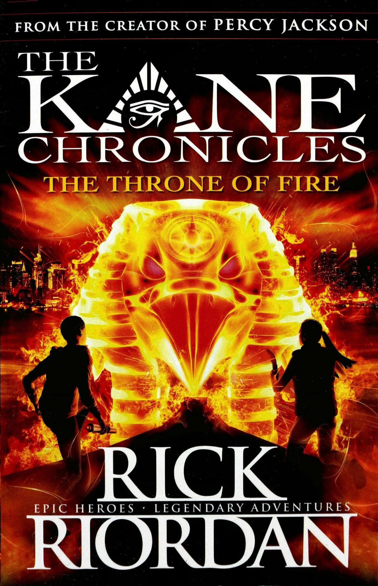 The Throne of Fire (The Kane Chronicles Book 2) /«Огненный трон», книга  2