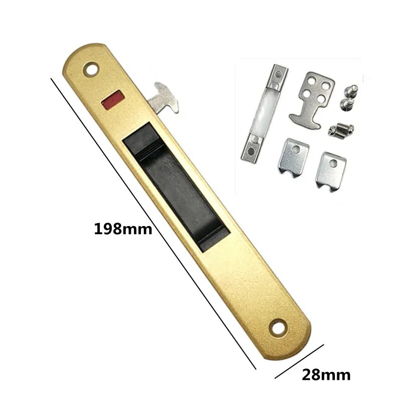 1 комплект, раздвижная стеклянная дверная оконная ручка, замок, крючок, стиль, скрытое крепление, цинковый сплав, раздвижная стеклянная дверная ручка, оконные ручки EL