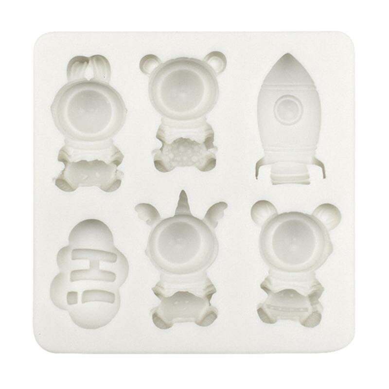 Форма для печенья в виде космического корабля и астронавта, 3329