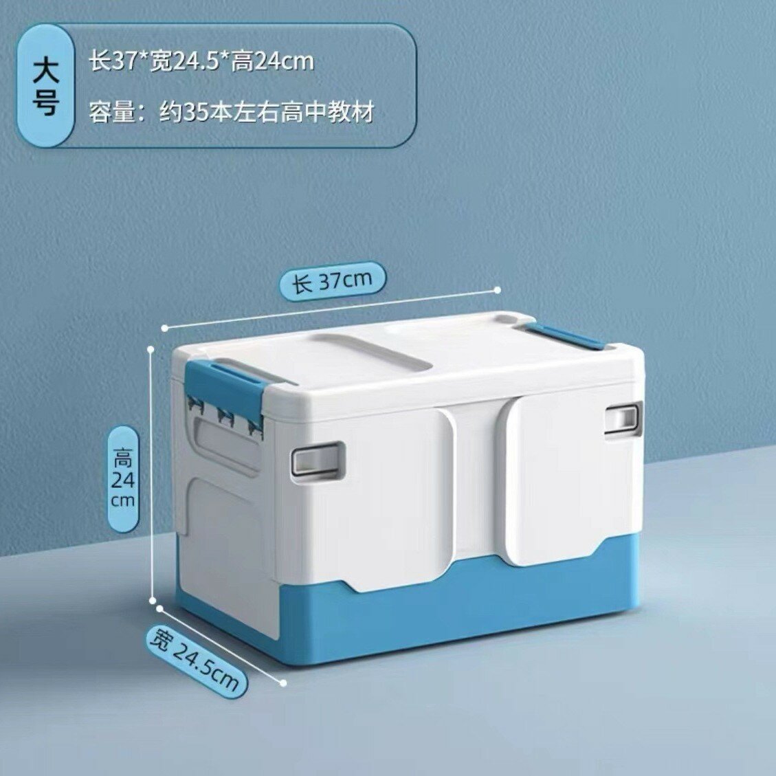 2026 Новейшая выбранная складная коробка с деревянной крышкой для кемпинга, коробка для хранения на открытом воздухе, коробка для хранения в багажнике автомобиля с боковым открытием