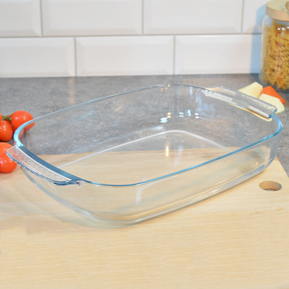 Форма жаропрочная 3.8л прямоугольная 38*25.5*6.5см с ручками тм Appetite