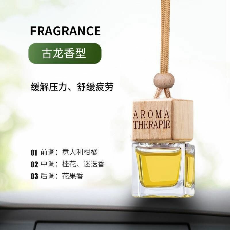 Ароматизатор для автомобиля Жидкий ароматизатор объемом 8 мл размещён в стильном стеклянном флаконе с деревянной крышкой