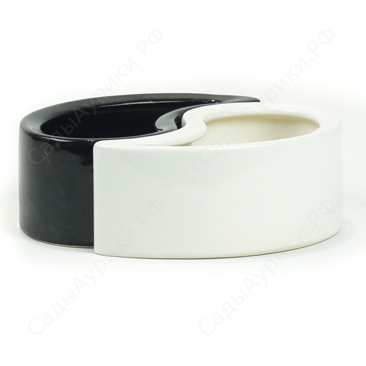 Кашпо керамика Д/ЦВ 0.45Л кактусник ИНЬ-ЯНЬ котовск матрица