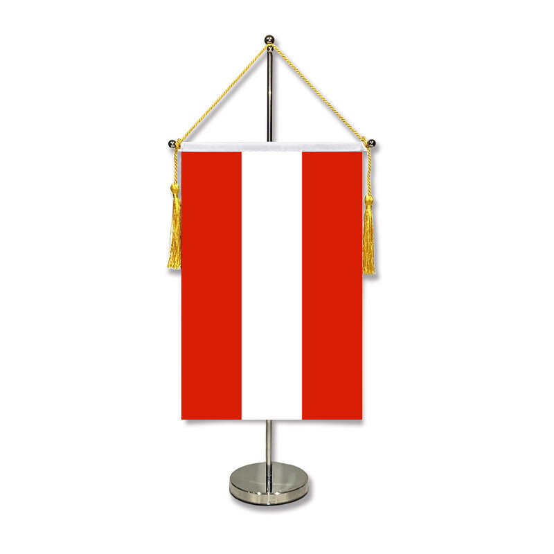 Офисный настольный декор, флаги мира, нержавеющая сталь, большой регулируемый одиночный стойка для флага, держатель флага