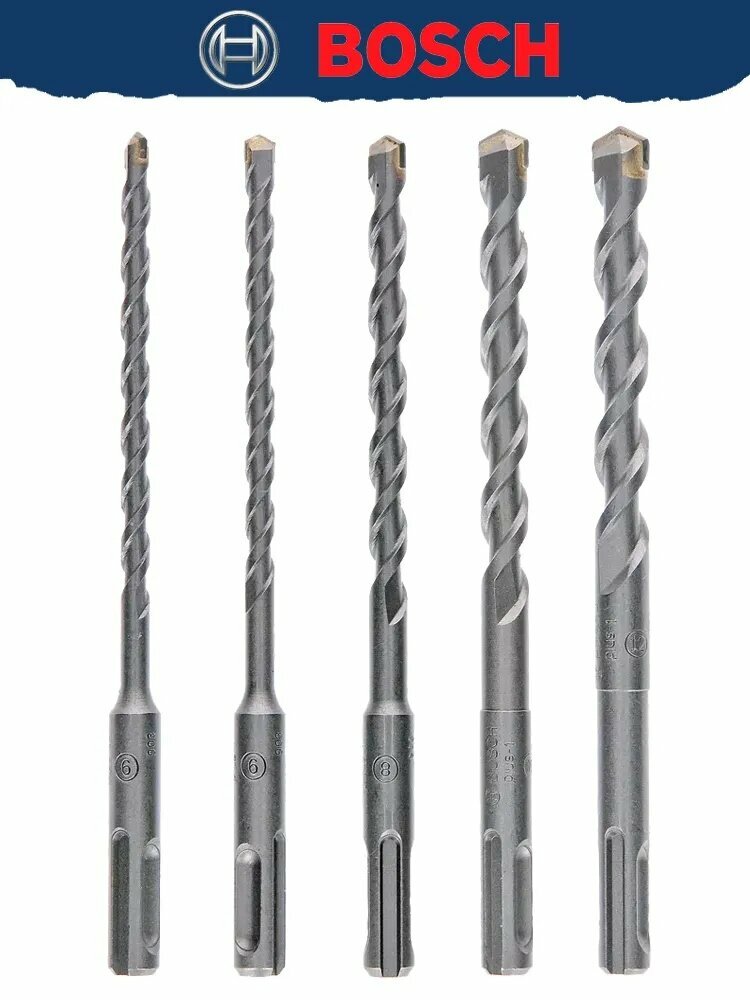 BOSCH SDS Plus-1 2608579120 Набор из 5 сверл для перфоратора 160 мм для бетона и каменной кладки