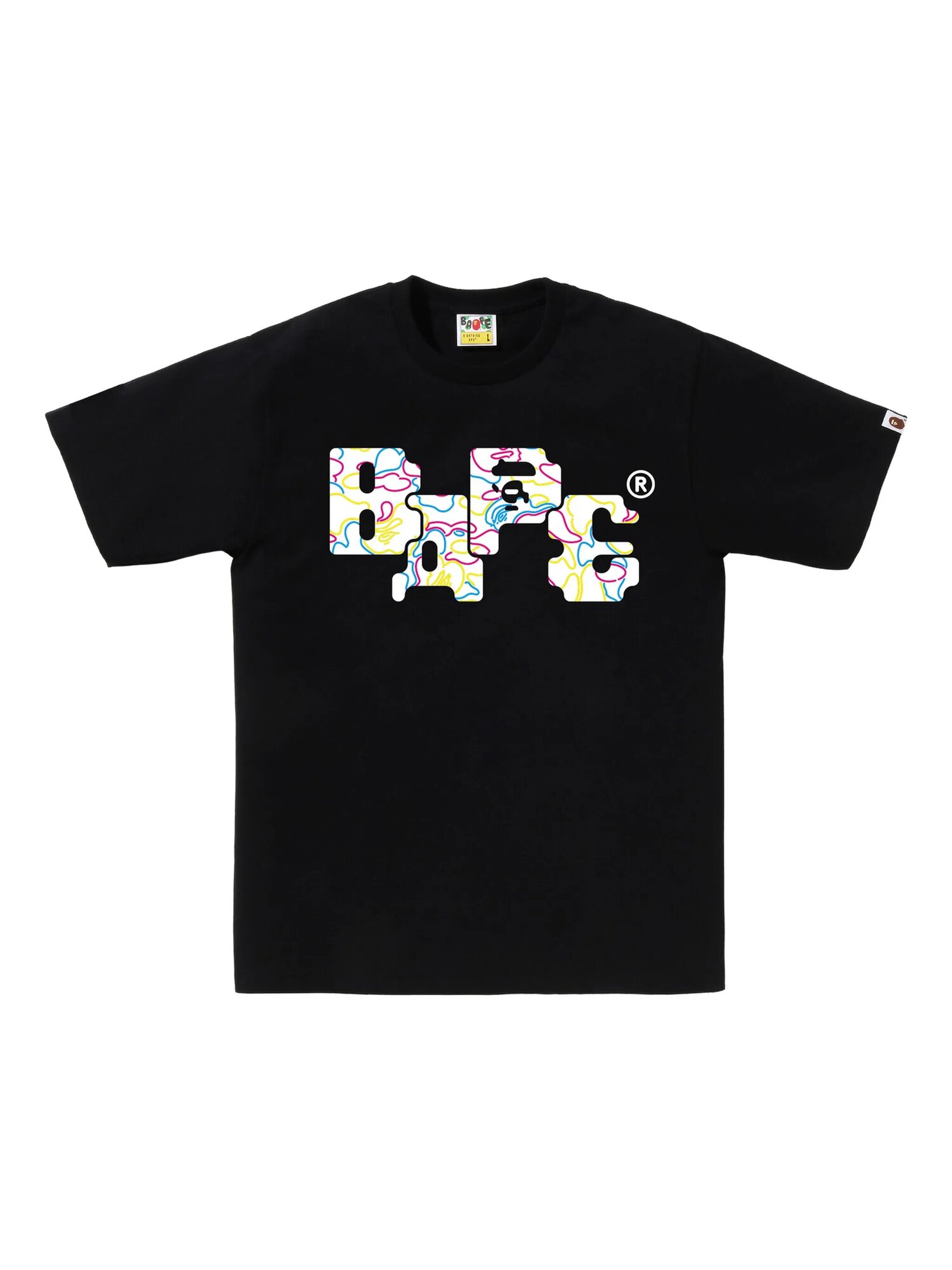 Футболка A BATHING APE, размер L, черный — фото 1