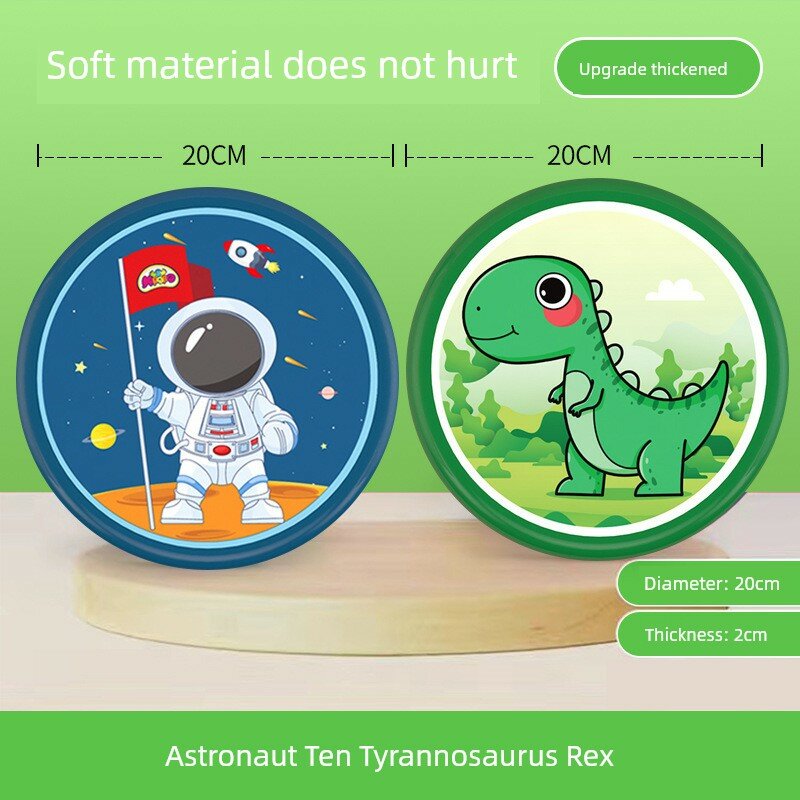 Детский мягкий фрисби для обеспечения безопасности, интерактивная игра для родителей и детей на открытом воздухе,