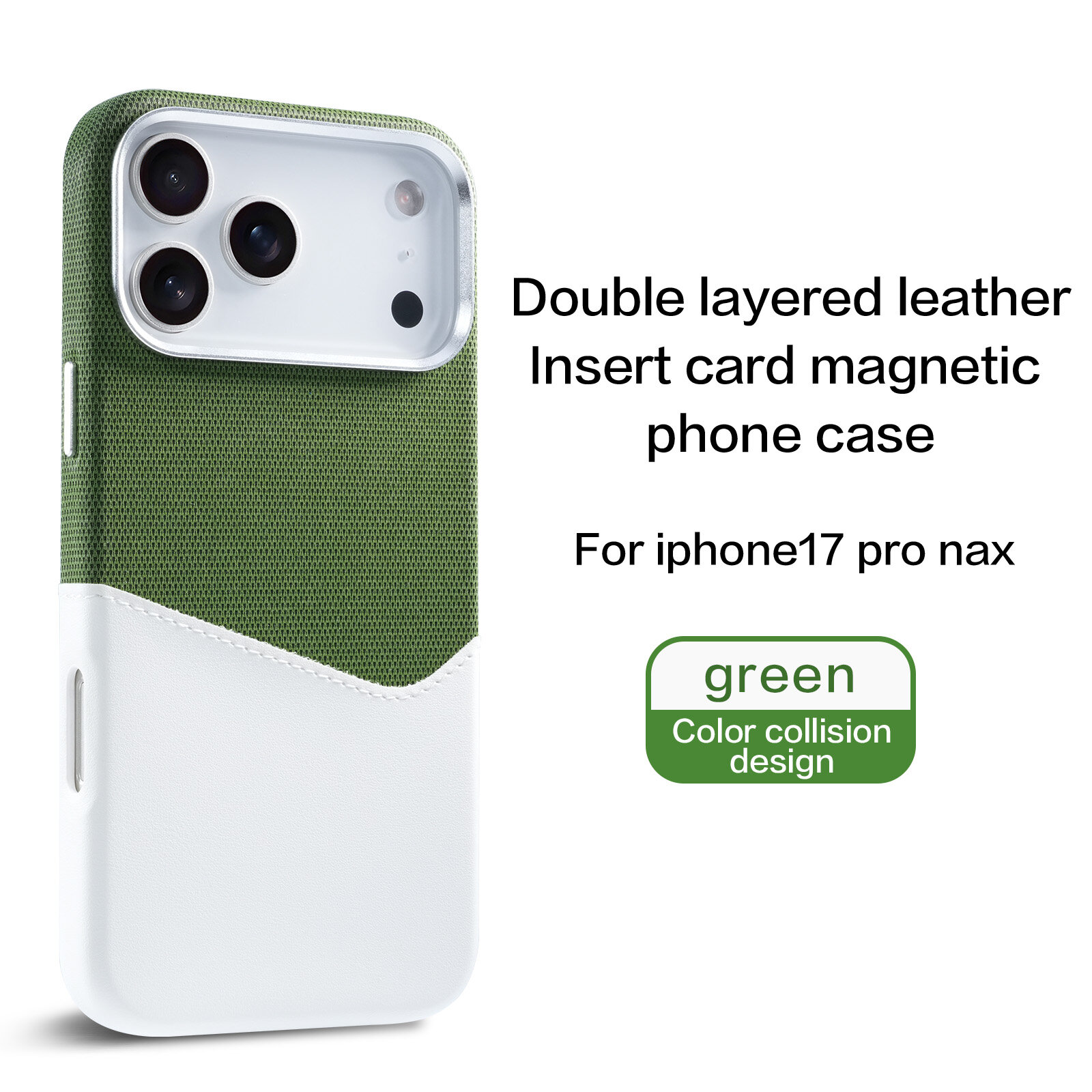 Чехол для Apple iPhone 17 Pro Max / Айфон 17 Про Макс, soft touch, чехол-кардиомонитор, искусственная кожа, поликарбонат (PC), защита камеры, ударопрочный, усиленные углы, Apple, Apple iPhone 17 Pro Max,
