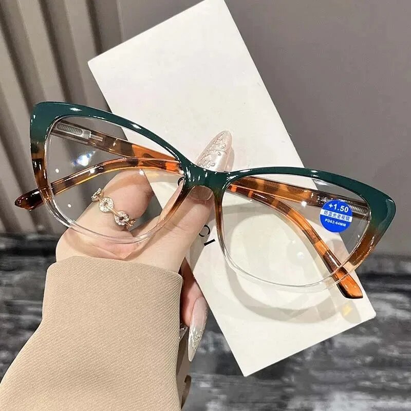 Очки для чтения green leopard +100