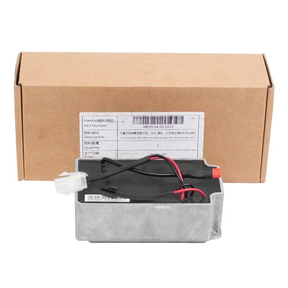 Оригинальное сменное встроенное зарядное устройство для Ninebot Max G2 G65 G30, блок питания для самоката в сборе, аксессуары для электрического скутера
