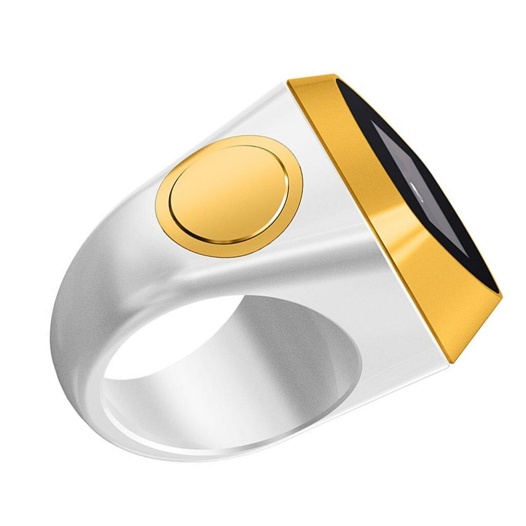 Портативные кольца с точным отсчётом и напоминанием времени для Ближнего Востока, Белый