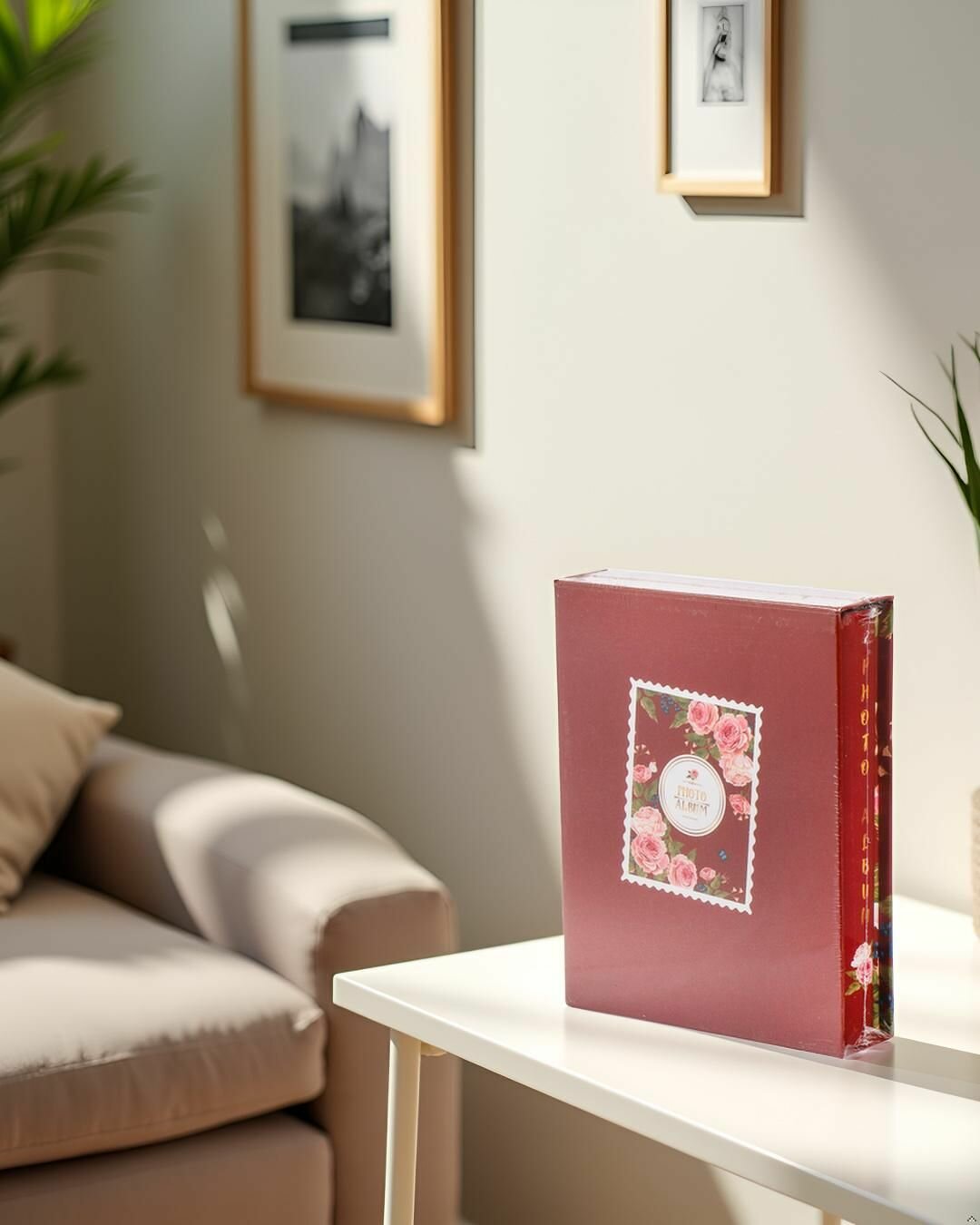 Фотоальбом на 200 фотографий 10х15 см, классический семейный архив для снимков, стильный декор и подарок, модель Y4-6793