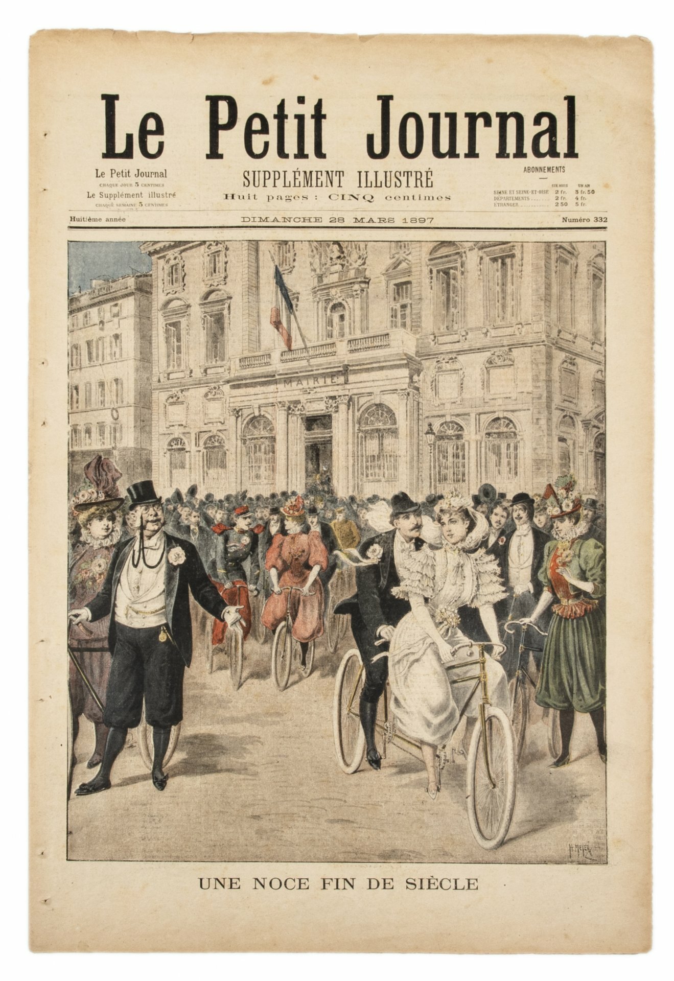Газета "Le Petit Journal" выпуск № 332 от 28 марта 1897
