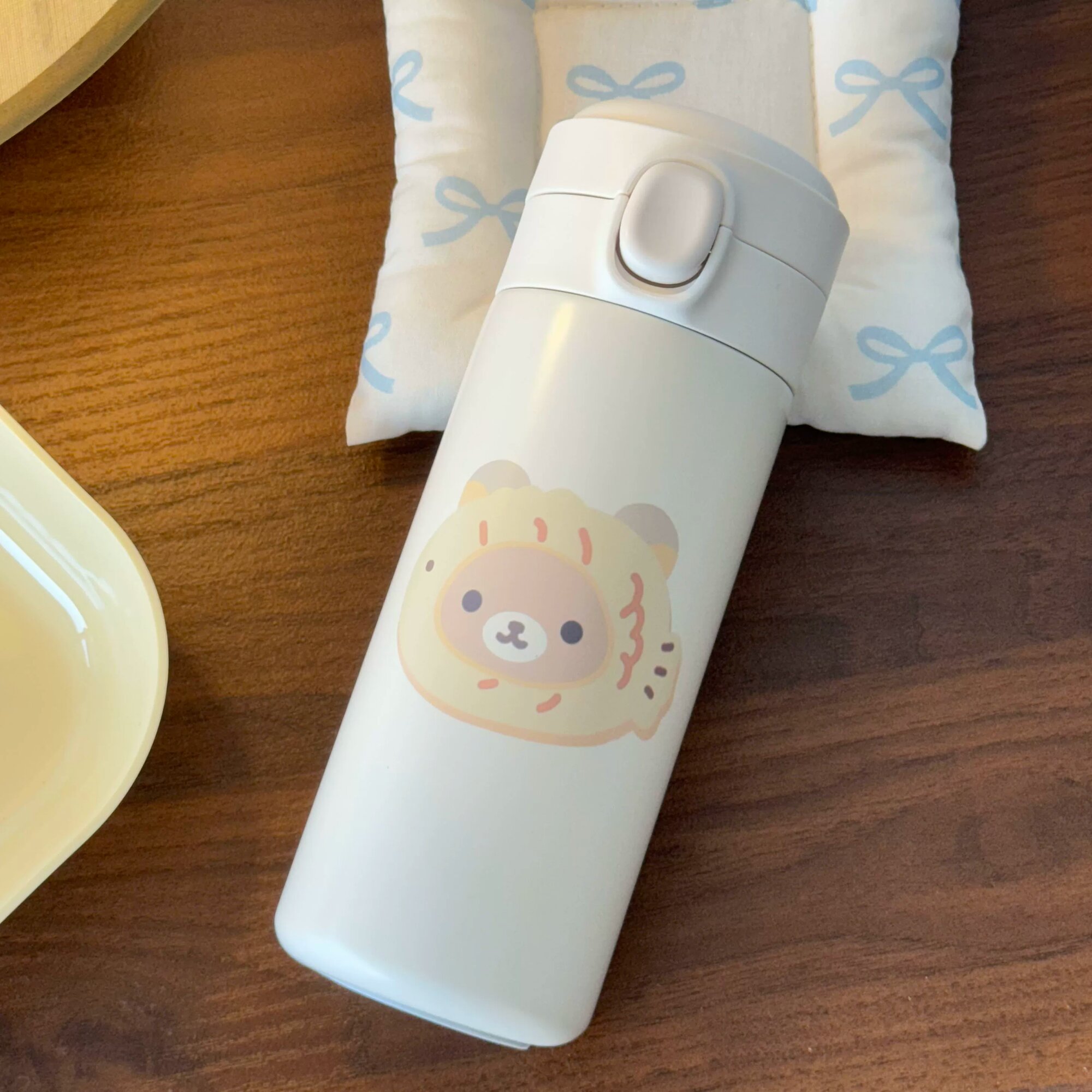 Rilakkuma термос из нержавеющей стали 304, большой размер без дополнительной кружки, удержание тепла 6-8 часов