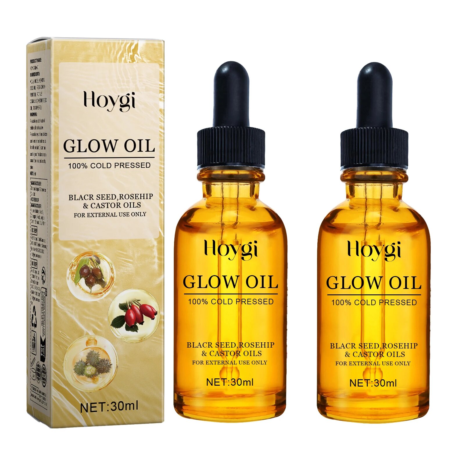 Антивозрастное масло для лица с маслом шиповника 30 мл 1PCS