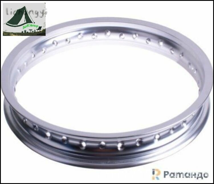 Задний мотообод 2,15х18 в серебре, премиумLCY