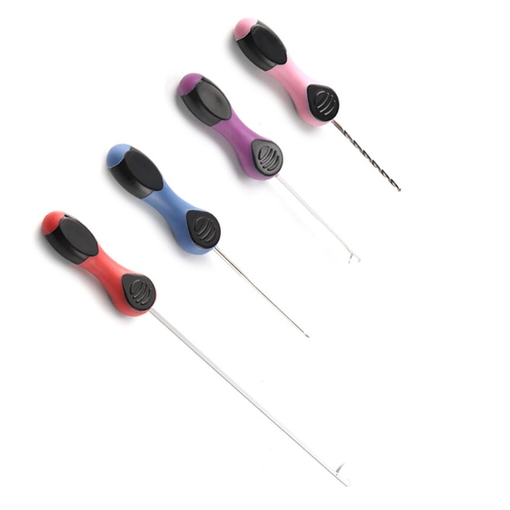 4шт Рыболовные Приманки Игла Для Приманки Инструмент Для Замены Иглы Для Сращивания Рыболовной Иглы Крючок Для Приманки Буровая Установка Инструмент Прост в использовании