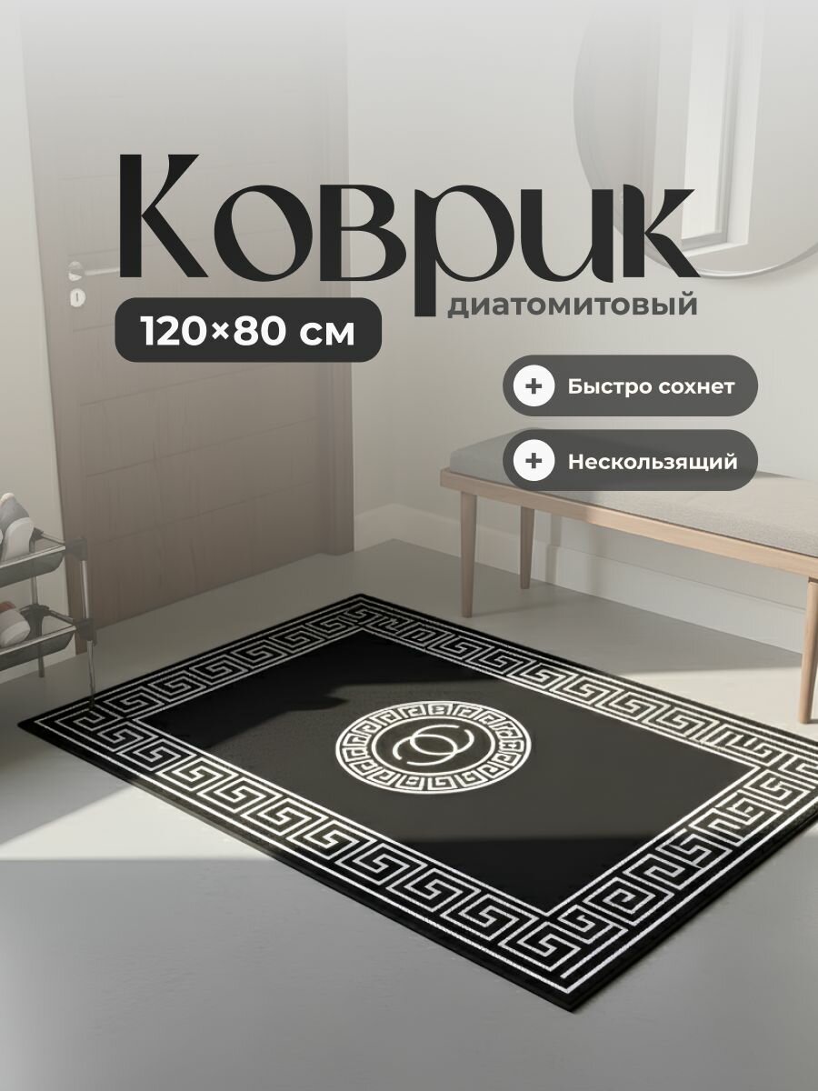 Коврик в прихожую придверный Birdhouse, 80х120см для коридора напольный