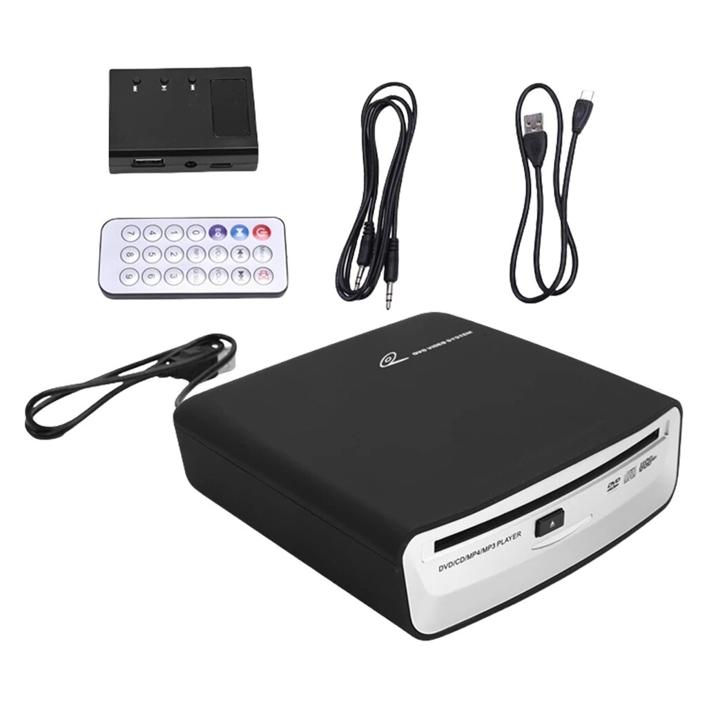 DVD-плеер с подключением FM-радио для удобных и гибких развлечений в автомобиле