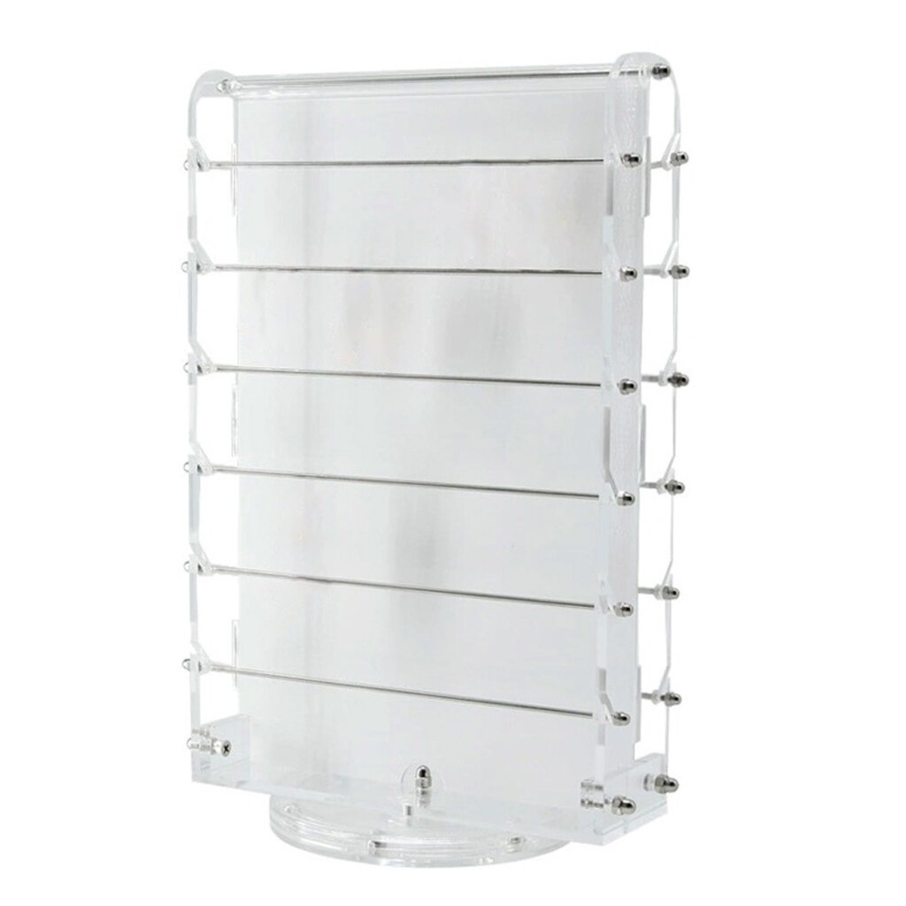 Элегантная стойка для демонстрации бисера на столешнице с двойной стороной и функцией вращения