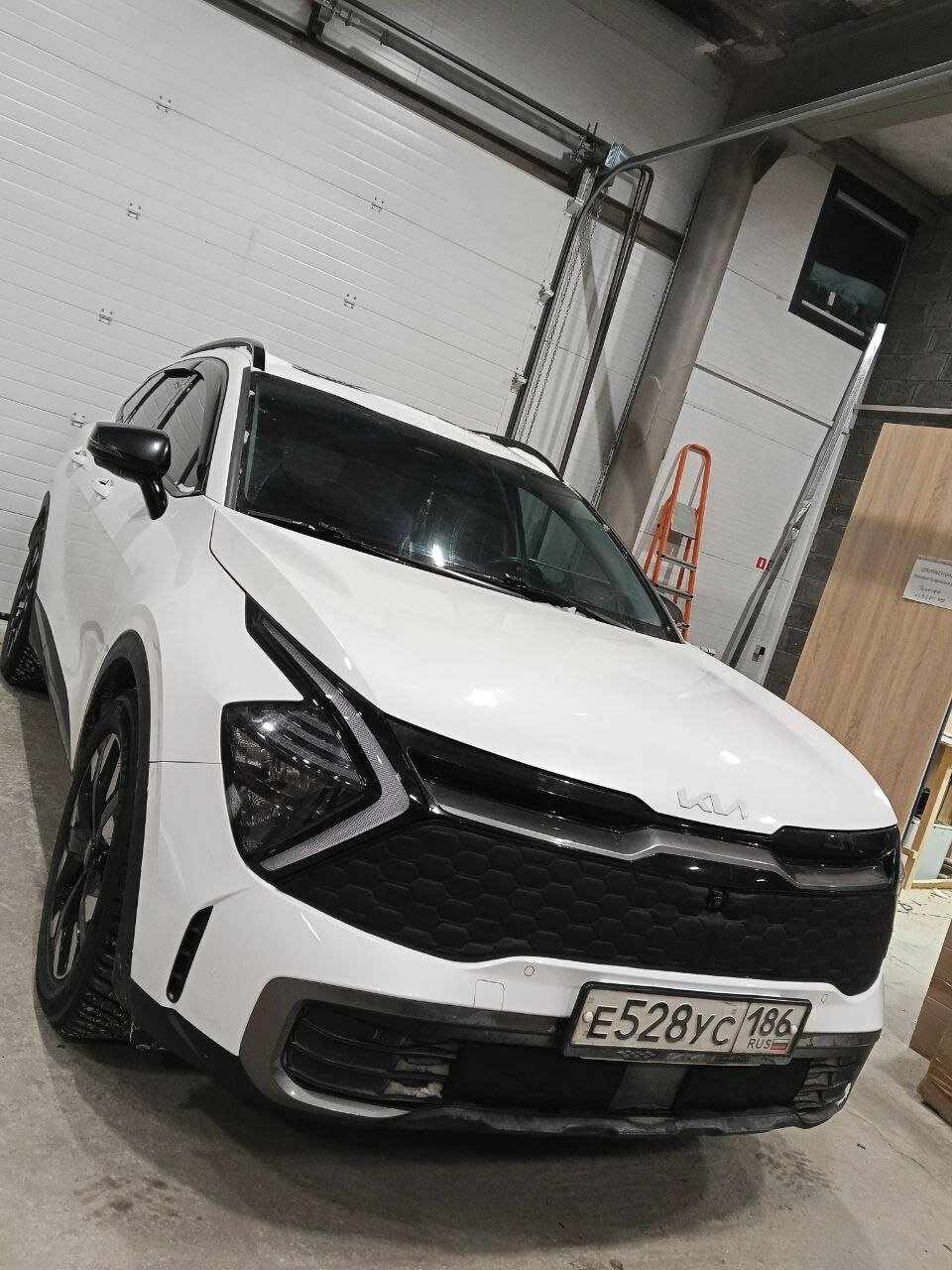 Утеплитель радиатора и бампера с камерой и лидаром сборка китай для Kia Sportage Киа Спортаж 5 2021-2024 V