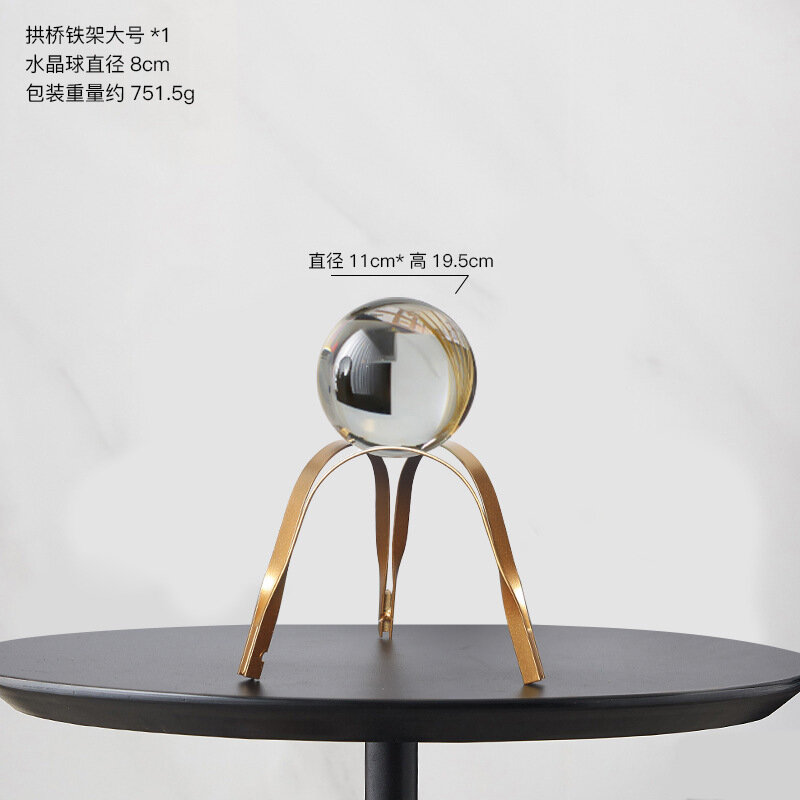⭐Креативный скандинавский светлый люксовый хрустальный шар, современный декор для гостиной, ТВ-шкафа, прихожей, винного шкафа, европейский стиль домашнего декора⭐