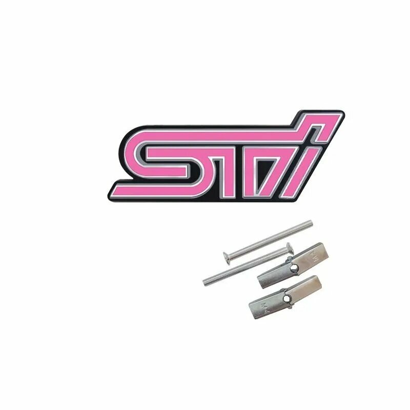 Subaru STI Металлическая автомобильная передняя решетка Эмблема