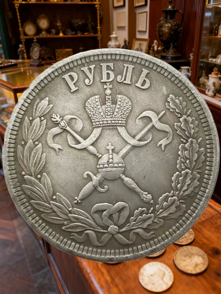 1PC Русский рубль 1896 Античный процесс, 2060 серебряных долларов, подходит для коллекции Память