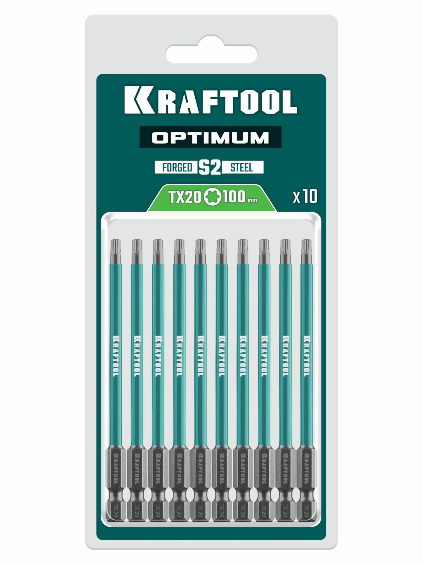 KRAFTOOL OPTIMUM TX 20 100 мм 10 шт биты 26126-20-100-S10