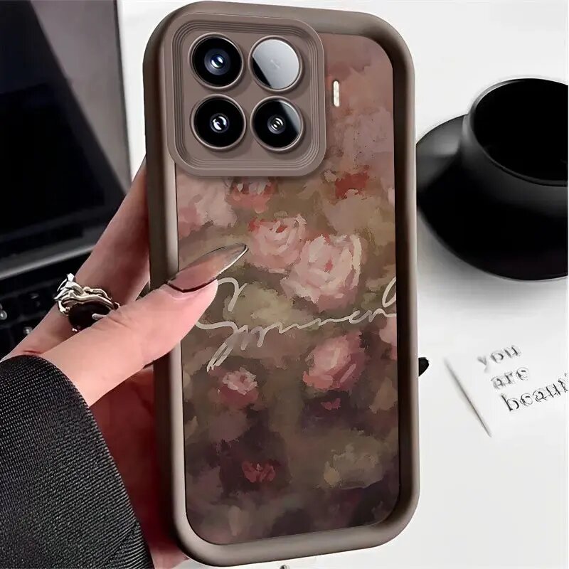 Чехол для Xiaomi 15T Pro с цветочным принтом, HFTYJTHUA004