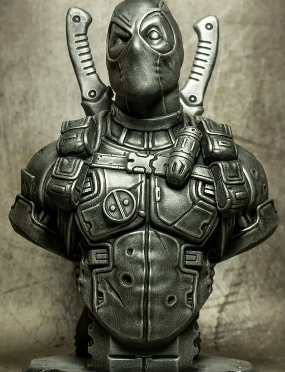 Бюст Дэдпула 3D фигурка Marvel