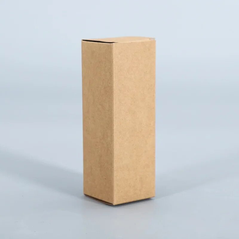 Картонные коробки для подарков крафт Бежевый, brown, 5X5X12CM