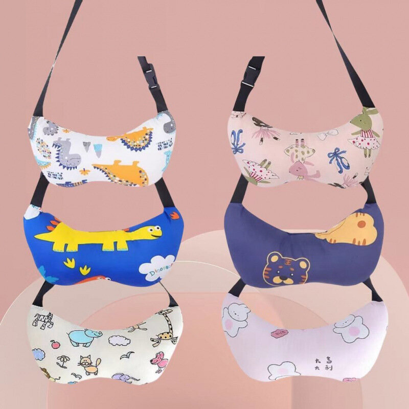 Детская автомобильная подушка для сна, подушка для сиденья автомобиля, подушка для шеи заднего пассажира на дальних поездках