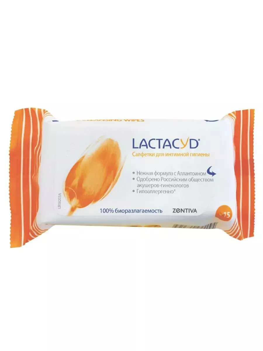 Салфетки влажные Лактацид для интимной гигиены 6 уп