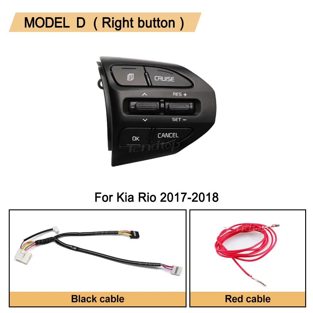 Для Kia K2 RIO 2017 2018 2019 2020 4 X LINE кнопки круиз-контроля автомобильные переключатели многофункциональные кнопки на руле