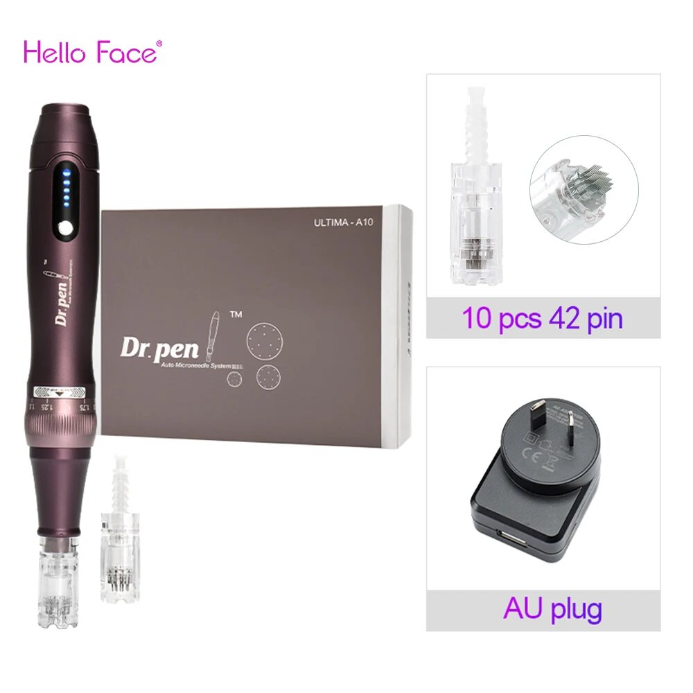 Беспроводной дермапен hello face Dr. Pen Ultima A10 0,25 мм Dr pen AU and 42pin