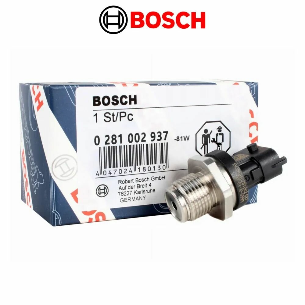 Датчик давления топлива Bosch 0281002937 для Chevrolet Iveco MAN HOWO Sinotruk